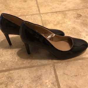 Merona | Shoes | Black Patent Leather Heel | Poshmark